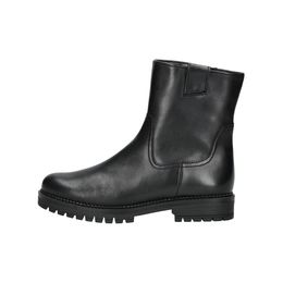 Gabor COMFORT Damen Stiefelette "Gabor Comfort Stiefelette Leder", Gr. 38,5, schwarz, Leder, Schuhe