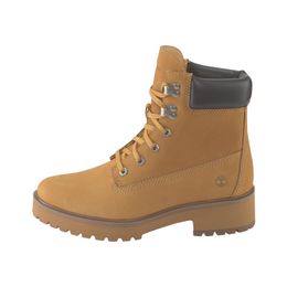 Timberland Damen Schn&uuml;rboots "CARNABY COOL MID LACE UP BOOT", Gr. 38,5wheat, Leder, Schuhe, Winterstiefel, Schn&uuml;rstiefel, Winterschuhe