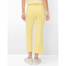 Brax Damen 5-Pocket-Jeans "Style MARY S BOOT", gelb, Gr. 18, Denim/Jeans, 45% Baumwolle, 44% Lyocell, 9% Elastomultiester, 2% Elasthan, Jeans