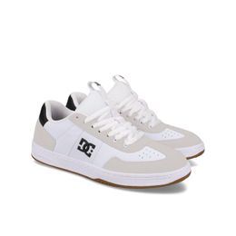 DC Shoes Herren Schn&uuml;rschuh "DC Astrix", Gr. 7,5, wei&szlig;, Obermaterial:61.35% Leder, 38.65% Synthetikmaterial., Schuhe
