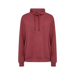 soyaconcept Damen Sweatshirt "SC-BANU 125"dunkel rot, Gr. L, unifarben, Sweatware, Obermaterial: 48% Modal, 48% Polyester, 4% Elasthan, Sweatshirts,