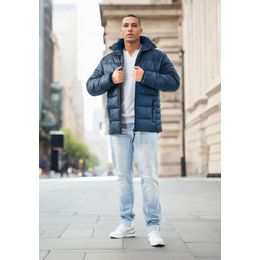 Arctic Seven Herren Winterjacke "ASRodrii", blau, Gr. S, Obermaterial: 100% Polyester, Innenseite: 100% Polyester, Jacken, mit warmem Teddyfell und