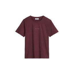 Marc O'Polo Damen T-Shirtmerlot rot, Gr. XL, MARC O'POLO DENIM, Jersey, Obermaterial: 100% Baumwolle, Shirts, regular fit aus Organic Cotton