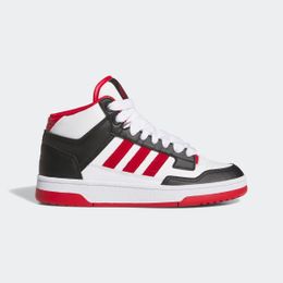 M&auml;dchen Sneaker "RAPID COURT MID J", adidas Sportswear, Gr. 35,5, wei&szlig;, Leder, Synthetik, Schuhe, Sneaker, Schn&uuml;rboots, Winterschuhe, f&uuml;r Kinder &