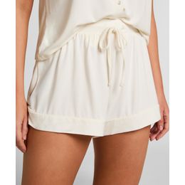 Hunkem&ouml;ller HUNKEM&Ouml;LLER Damen Pyjama "Essential Jersey Short", Gr. Lwei&szlig;, 92% Viskose, 8% Elasthan, Homewear-Sets