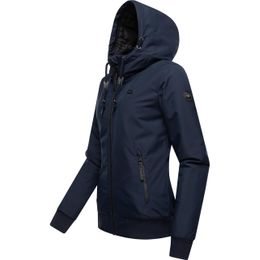 Ragwear Damen Winterjacke "Nuggie Melange", blau, Gr. XXL, Obermaterial: 100% Polyester. Innenfutter: 100% Polyester. Wattierung: 100% Polyester,