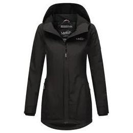 Outdoorjacke Marikoo "Honigbeere", Damen, Gr. M (38), schwarz, Obermaterial: 100% Polyester; Futter: 95% Viskose, 5% Elasthan; Wattierung: 100% Polyester; &Auml;rmelfutter: 100% Polyester, Jacken Outdoorjacke, sportliche &Uuml;bergangsjacke mit Kapuze