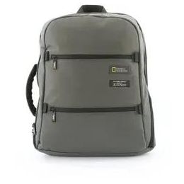 Cityrucksack National Geographic "Mutation", Herren, Gr. B/H/T: 32cm, gr&uuml;n (khaki), Kunstfaser, Rucks&auml;cke Cityrucksack, aus recyceltem Polyester