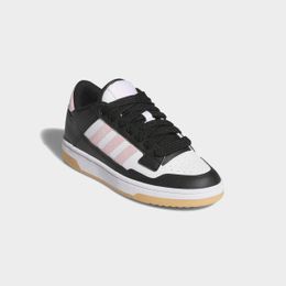 M&auml;dchen Sneaker "RAPID COURT LOW", adidas Sportswear, Gr. 38,5, schwarz, Synthetik, Schuhe, f&uuml;r Kinder & Jugendliche