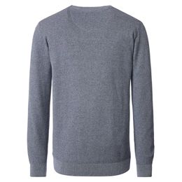 Casamoda Herren Strickpullover "Casamoda Pullover uni"hellblau, Gr. S, 100% Baumwolle, Pullover