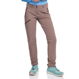 Sch&ouml;ffel SCH&Ouml;FFEL Damen Softshellhose "Pants Ascona Warm L"lila, Gr. 48, Obermaterial: 56% Nylon, 34% Polyester, 10% Elasthan. Futter: 100% Polyester, Hosen,