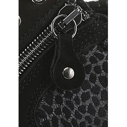 Waldl&auml;ufer WALDL&Auml;UFER Damen Schn&uuml;rschuh "HAVY-Soft", Gr. 6, schwarz, Nubukleder, Textil, Schuhe, Freizeitschuh, Halbschuh, Komfortschuh mit Rei&szlig;verschluss,