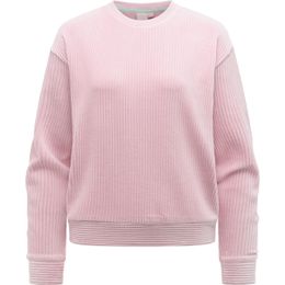 Ragwear Damen Sweatshirt "Dellani Cordy", rosa, Gr. M, Material: 76% Baumwolle, 20% Polyester, 4% Elasthan, Sweatshirts, Langarm Oberteil in