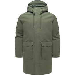 Ragwear Herren Funktionsmantel "Mr Them Long Light YOUMODO", gr&uuml;n, Gr. S, Obermaterial: 80% Polyester, 20% Nylon. Innenfutter: 100% Polyester,