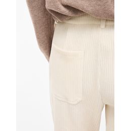 Vila Damen Cordhose "VIKITA RW WIDE CORDUROY PANTS - NOOS", beige, Gr. XXL, unifarben, Obermaterial: 65% Baumwolle, 30% Polyester, 5% Elasthan, Hosen