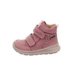 Superfit M&auml;dchen Winterboots "BREEZE, WMS: mittel", Gr. 23, lila, Nubukleder, unifarben, Schuhe, Babyschuh, Klettschuh mit GORE-Tex, Gr&ouml;&szlig;enschablone