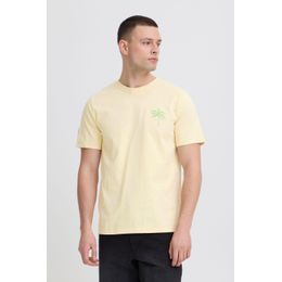 Blend Damen Rundhalsshirt "BHSun"bleachsand, Basic, Gr. S, Jersey, 100% Baumwolle, Shirts, Modisches T-Shirt mit Backprint