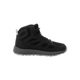 Jack Wolfskin M&auml;dchen Sneaker "WOODLAND 2 TEXAPORE MID K", Gr. 26, grau, Obermaterial 1: Synthetik. Obermaterial 2: Textilmaterial. Futter: