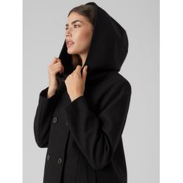 V&eacute;ro Moda VERO MODA Damen Langjacke "VMFORTUNESHILA JACKET GA NOOS", schwarz, Gr. L, unifarben, Web, Obermaterial: 100% Polyester, Jacken