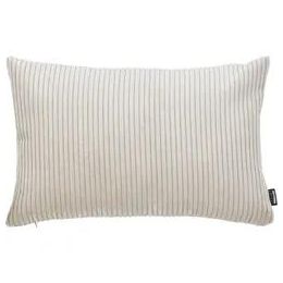 Dekokissen done. "Zoom", beige, B:40cm L:60cm, Obermaterial: 92% Polyester, 8% Nylon, Dekokissen_Sitzkissen_Kissenh&uuml;llen, Kissenh&uuml;lle aus modernem Cordstoff