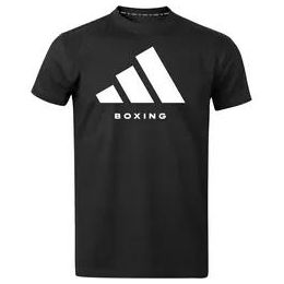 T-Shirt Adidas PERFORMANCE "Community T-Shirt Boxing" Gr. S, schwarz, Shirts, Herren, S, Obermaterial: 100% Baumwolle, T-Shirt