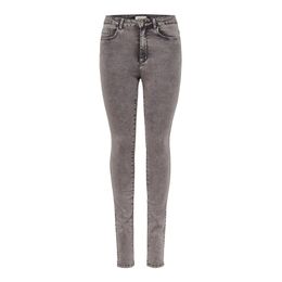 Only Damen Skinny-fit-Jeans "ONLROYAL HW SK JEANS BJ", grau, Gr. M, Abriebeffekte, Denim/Jeans, Obermaterial: 69% Baumwolle, 29% Polyester, 2%