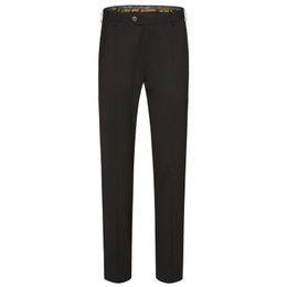 MEYER Herren Chinos "Oslo", grau, Gr. 52, unifarben, 53% Polyester, 44% Wolle, 3% Elasthan, Hosen, mit Spezial-Dehnbund