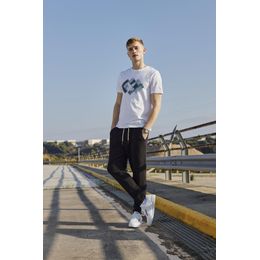 Herren Jogginghose "Relaxed Cut", schwarz, Gr. S, OCEAN SPORTSWEAR, Obermaterial: 63% Polyester, 32% Baumwolle, 5% Elasthan, Hosen