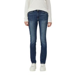 s.Oliver Damen Slim-fit-Jeans "Betsy", blau, Gr. 42, Denim/Jeans, Obermaterial: 84% Baumwolle, 14% Polyester, 2% Elasthan, Jeans, mit Stretch