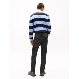 Tommy Jeans Herren Tapered-fit-Jeans "Austim Slim Tapered", schwarz, Gr. 32, unifarben, Denim/Jeans, Obermaterial: 99% Baumwolle, 1% Elasthan, Jeans,