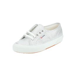 Superga Damen Sneaker "Superga Sneaker Textil", Gr. 38, silber, Textil, Schuhe