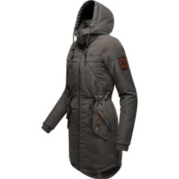Marikoo Damen Wintermantel "Kamii", grau, Gr. XS, Oberstoff: 100% Nylon. Futter: 100% Polyester. Wattierung: 100% Polyester. &Auml;rmelfutter: 100%