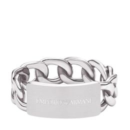 Emporio Armani Damen Fingerring "Schmuck Geschenk Edelstahl", 20,5, Edelstahl, 7mmedelstahlfarben, Edelstahl, Fingerringe