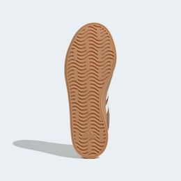 Damen Sneaker "VL COURT 3.0", adidas Sportswear, Gr. 40,5earth strata, chalk wei&szlig;, gum 3, Leder, Synthetik, Schuhe, inspiriert vom Design des adidas