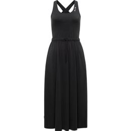 Ragwear Damen Shirtkleid "Mauglia YOUMODO", schwarz, Gr. XXL, Obermaterial: 68% Modal, 32% Polyester, Kleider, Sommerkleid mit Tr&auml;gern und