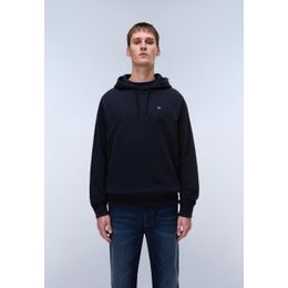 Napapijri Herren Kapuzensweatshirt, schwarz, Gr. XXL, Sweatware, Obermaterial: 100% Baumwolle, Sweatshirts, mit Langarm-Design, aus Baumwolle
