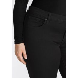 LEVI'S&reg; PLUS LEVI'S PLUS Damen Bootcut-Jeans "315", schwarz, Gr. 16, Denim/Jeans, Obermaterial: 78% Baumwolle, 21% Polyester, 1% Elasthan, Jeans, Shaping