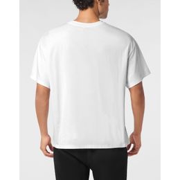 Plein Sport Herren T-Shirt "Logo", wei&szlig;, Gr. 5XL, Obermaterial: 100% Baumwolle, Shirts