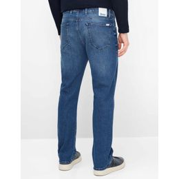 Brax Herren 5-Pocket-Jeans "Style CLINT", blau, Gr. 42, Denim/Jeans, 95% Baumwolle, 4% Elastomultiester, 1% Elasthan, Jeans