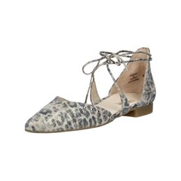 Paul Green Damen Ballerina "Paul Green Ballerinas Veloursleder", Gr. 40,5, braun, Veloursleder, Schuhe