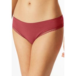 Schiesser Damen String "Modern Multipacks", Gr. 42sortiert 5, Single Jersey, Obermaterial: 95% Baumwolle, 5% Elasthan, Unterhosen, Spitzenb&auml;nder,