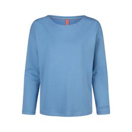 SALZHAUT Damen Sweatshirt "Sweatshirt UNNERWEGS", blau, Gr. XS, Obermaterial: 63% Baumwolle CO. 20% Polyester PES. 17% Modal CMD., Sweatshirts