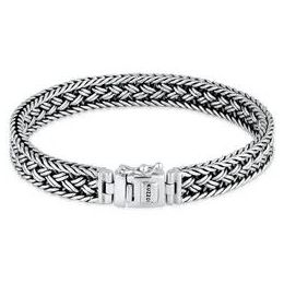 Armband Kuzzoi "Unisex K&ouml;nigskette Kastenverschluss 925er Silber" Gr. 21, silber, Armb&auml;nder, Herren, 21cm, ohne Stein, Silber 925 (Sterlingsilber), Armband