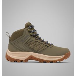 Columbia Damen Wanderschuh "TRANSVERSE HIKE WATERPROOF", Gr. 39stone gr&uuml;n, raw honey, Leder, Schuhe, wasserdicht
