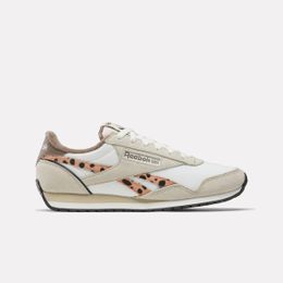Reebok CLASSIC Damen Sneaker "CLASSIC AZ", Gr. 39, beige, Leder, Synthetik, Textil, Schuhe, mit Leo-Print
