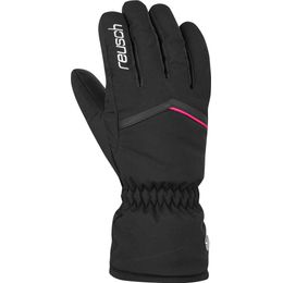 Reusch Damen Skihandschuhe "Marisa", pink, Gr. 7, mehrfarbig, 87% Polyester, 13% Polyurethan, Handschuhe, mit langer Stulpe