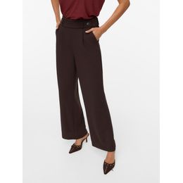 V&eacute;ro Moda VERO MODA Damen Anzughose "VMSTAR PANTS JRS GA NOOS", braun, Gr. M, unifarben, Jersey, Obermaterial: 95% Polyester, 5% Elasthan, Hosen