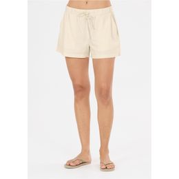 ENDURANCE ATHLECIA ATHLECIA Damen Shorts "Resort V2"beige, Gr. 44, unifarben, 55% Leinen, 45% Viskose, Hosen, atmungsaktiv