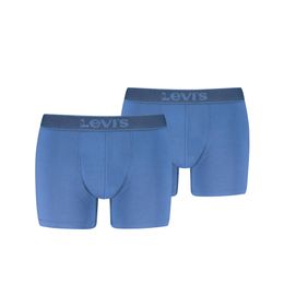 Levi's LEVI'S Herren Boxershorts "LEVIS MEN TWILL WB BOXER BRIEF 2P", Gr. Lblau, Single Jersey, Obermaterial: 95% Baumwolle, 5% Elasthan, Unterhosen, ohne