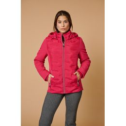ZABAIONE Damen Steppjacke "Jacket Av44a"frosty rot, Gr. S, unifarben, Web, Obermaterial: 100% Polyester, Jacken